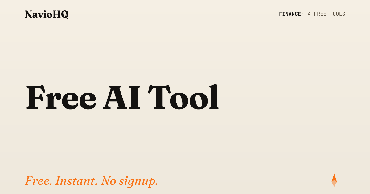 AI Holiday Budget Planner - Christmas & More | NavioHQ